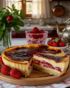 Flan Pâtissier aux Fraises : La Recette Irrésistible en 30 Minutes